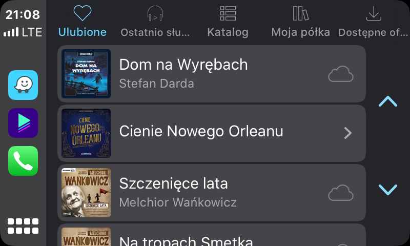 Audioteka dla Apple CarPlay